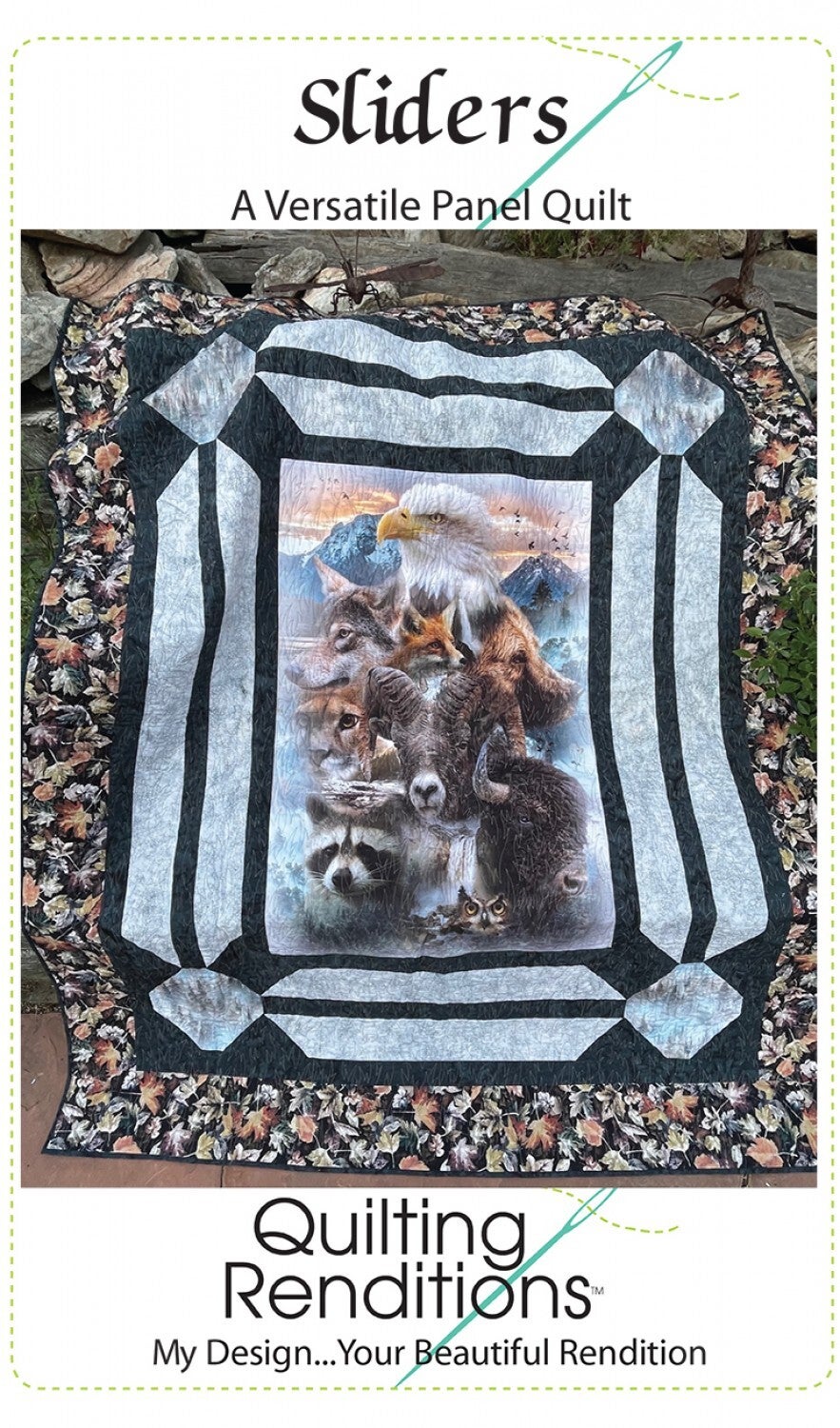 Sliders Quilt Pattern for Panels From Quilting Renditions | Hummingbird ...